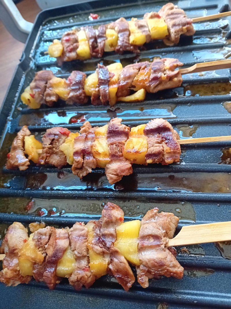 Sweet and Sour Pork Kebabs - Simple Frugal Life